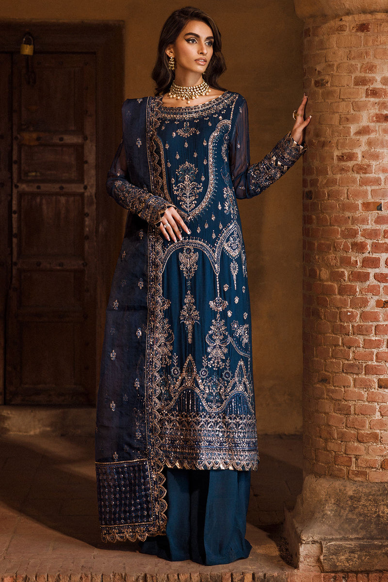 4126-Razia Embroidered Bemberg Chiffon Stitched – Motifz