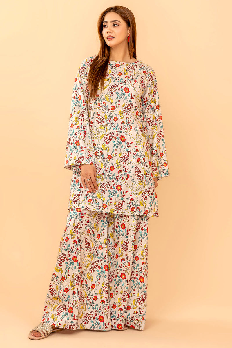 4874-Bismal Digital Printed Lawn Unstitched – Motifz